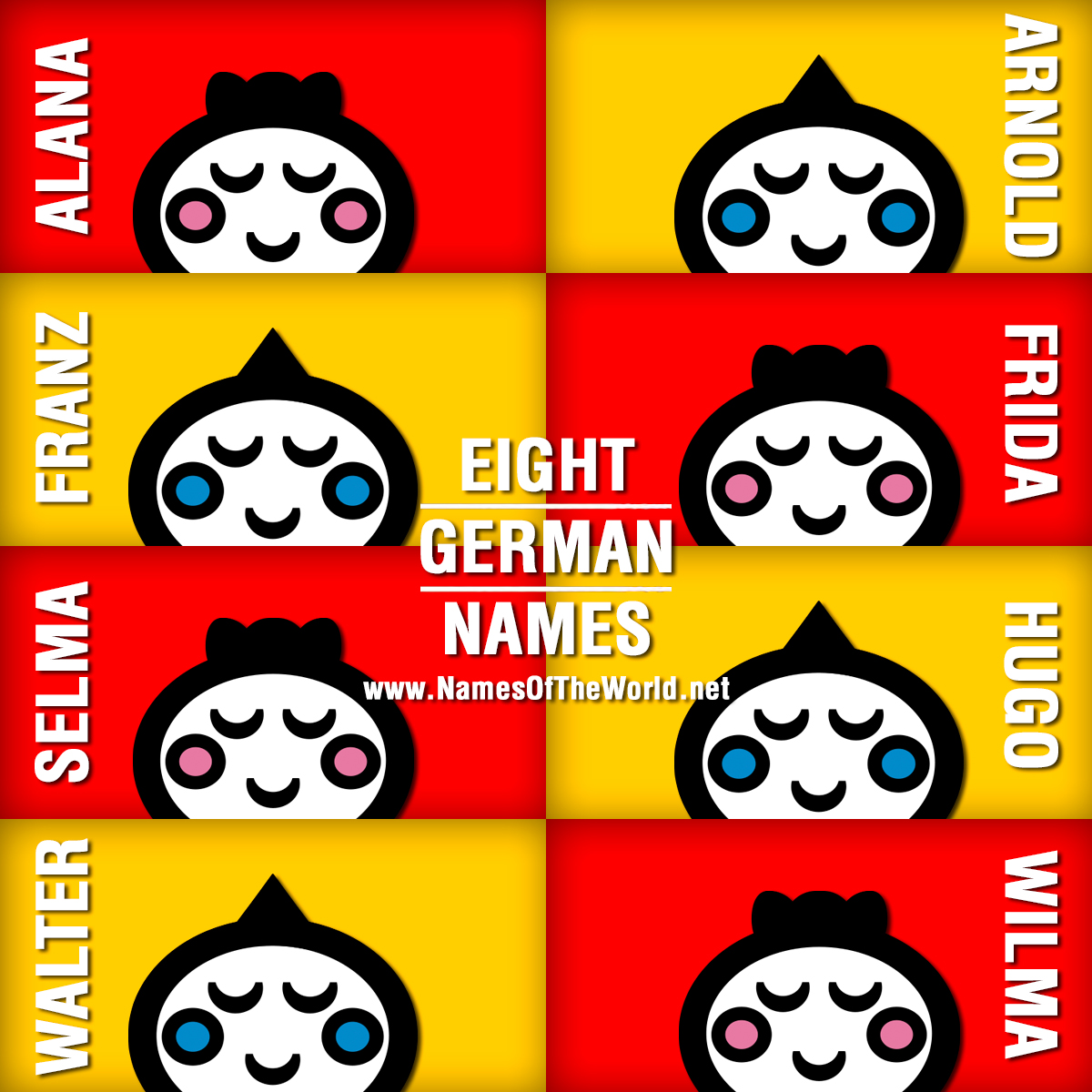 Eight German names for babies