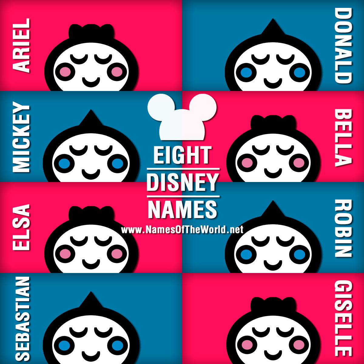 Eight baby names inspired by Disney characters