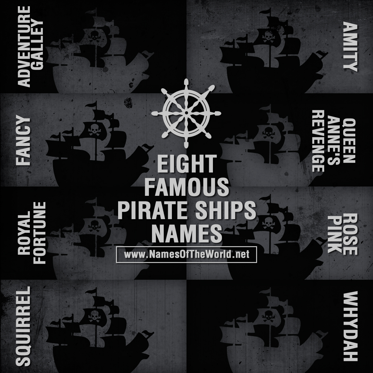 Eight Famous Pirate Ships Names