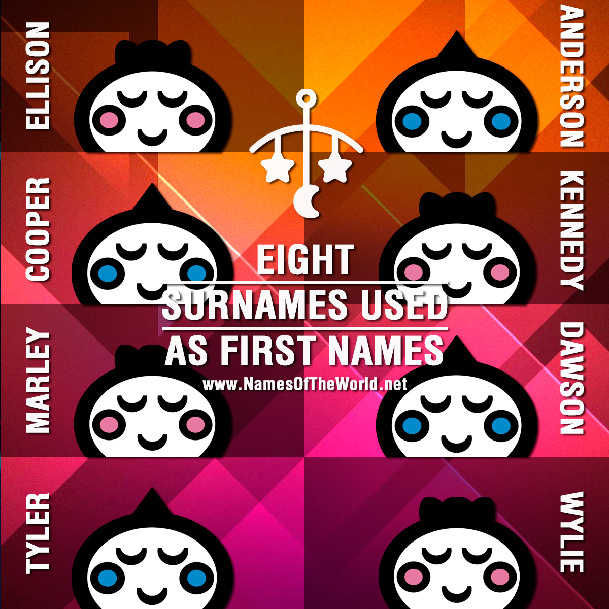 Surnames used as baby names