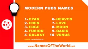 10 modern pub names
